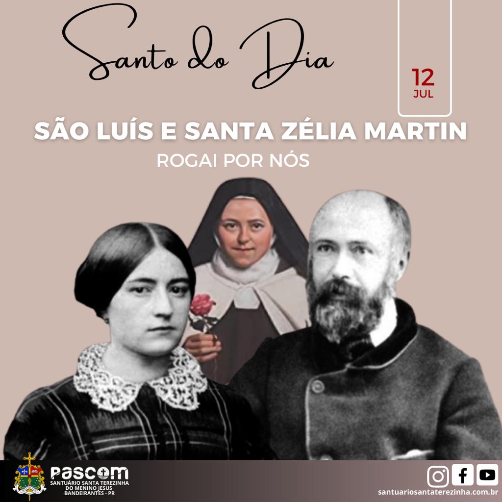 12 DE JULHO – Recordamos hoje um casal santo: os pais de Santa ...